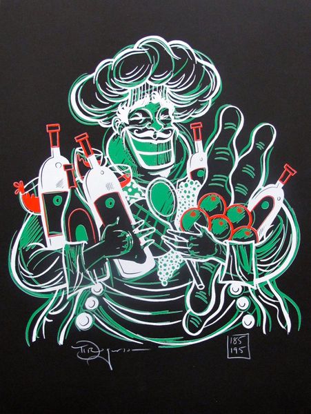 Tim Rogerson Hand Signed Limited Edition Serigraph:"It's A Feast" - Tim ...