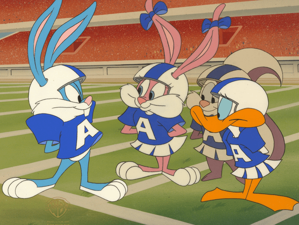 Tiny Toons Original Production Cel Buster Babs Fifi And Plucky