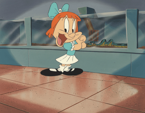 Tiny Toons Original Production Cel: "Elmyra" - Tiny Toon Adventures
