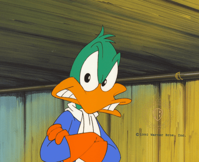 Tiny Toons Original Production Cel: "Plucky Duck" - Tiny Toon Adventures