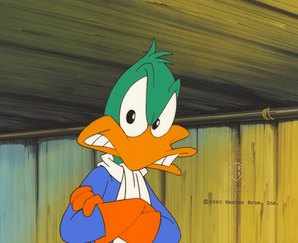 Tiny Toons Original Production Cel: "Plucky Duck" - Tiny Toon Adventures