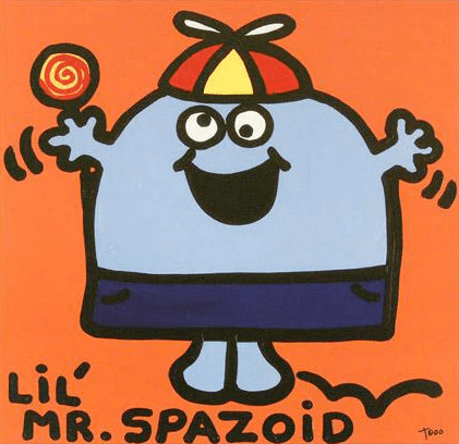 Todd Goldman Limited Edition Giclée on Canvas: "Lil' Mr. Spazoid ...