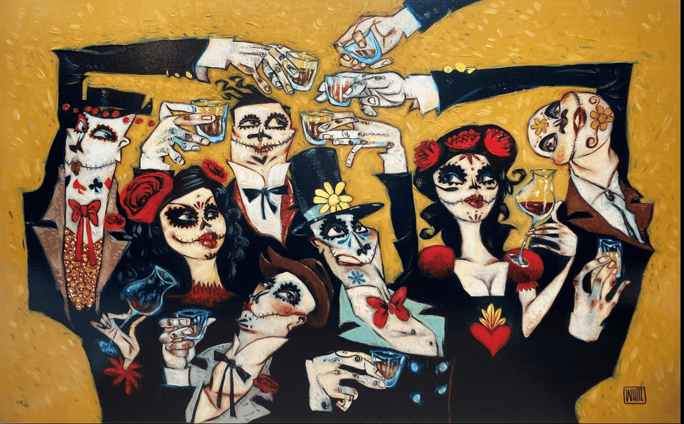 Todd White Signed Hand Embellished Limited Edition Canvas Giclee:"Dead ...