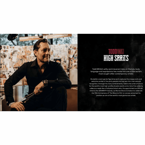 Todd White Signed and Numbered Embellished Ltd Ed Canvas on Board:"We ...