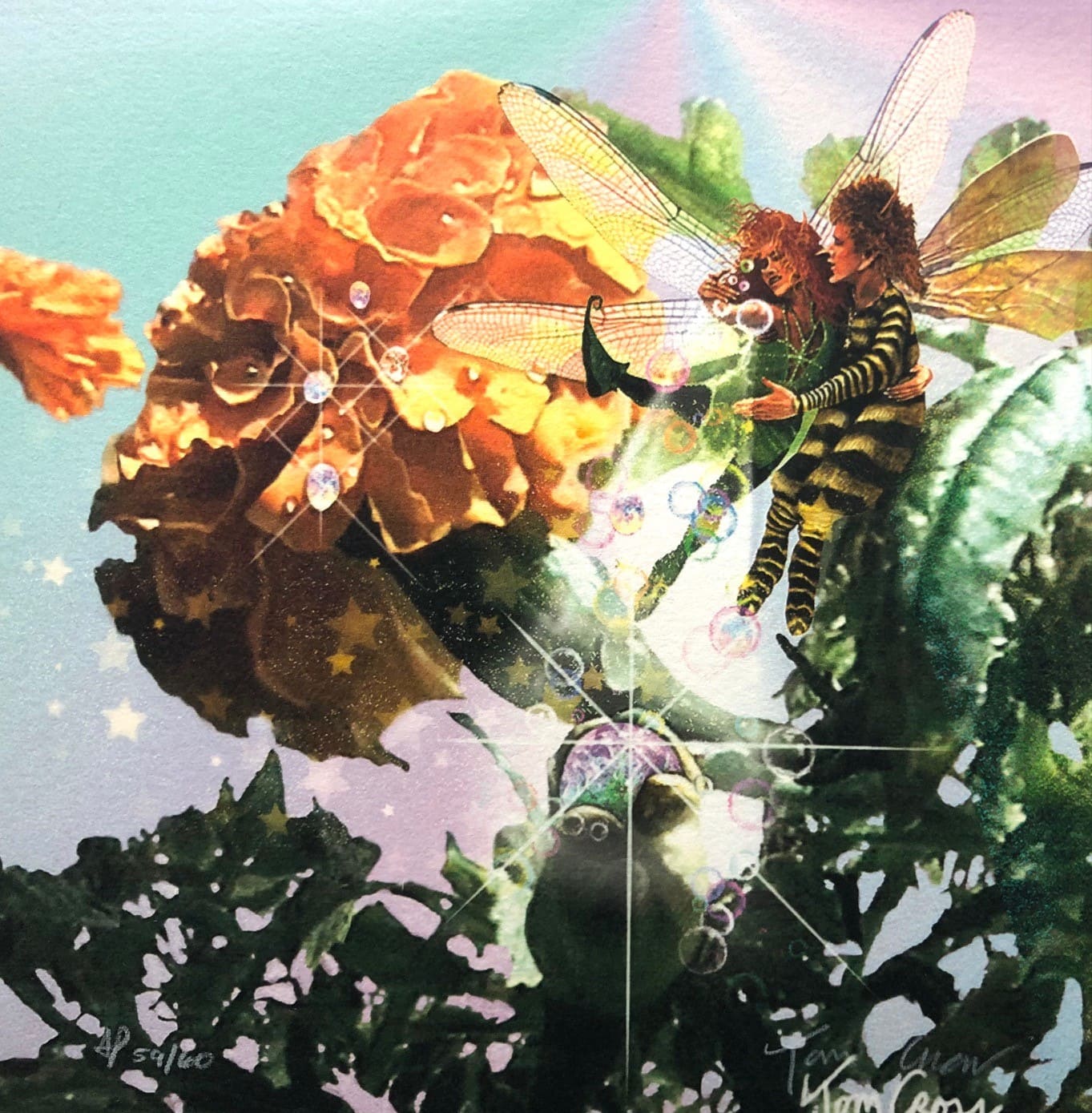 Tom Cross Signed by the Artist Limited Edition Paper Giclee:"October ...