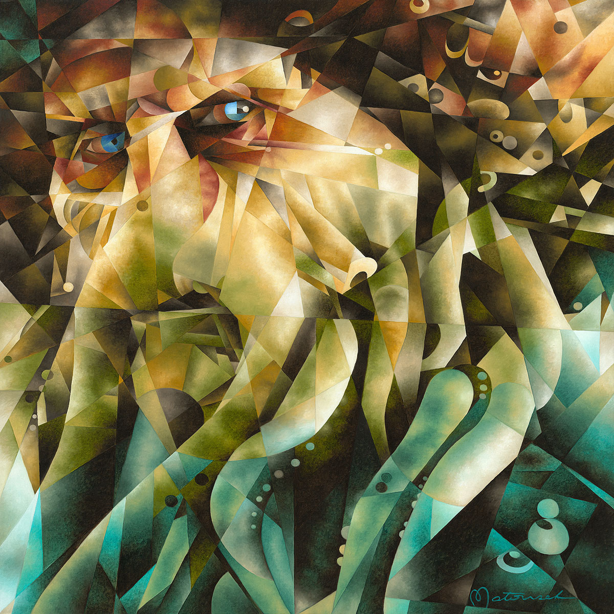 Tom Matousek Artist Signed Disney Ltd Ed Gallery Wrap Canvas:"Davey ...