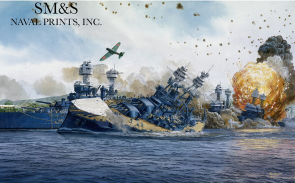 TOM W FREEMAN 27X17 Secondary Market Art: "LAST TORPEDO" - FREEMAN, TOM W