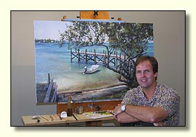 Tripp Harrison Hand Signed and Numbered Limited Edition Canvas:"Leaving ...