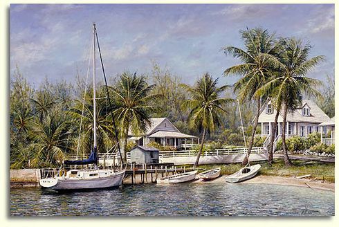 Tripp Harrison Hand Signed and Numbered Limited Edition Print:"Island ...