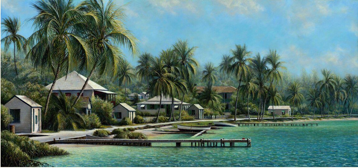 Tripp Harrison Artist Signed Limited Edition Print:"Old Bimini" - New ...
