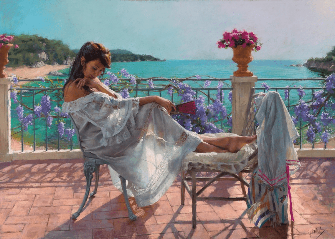 Vicente Romero Artist Signed 38 x 27.1 Limited Edition Canvas Giclee ...