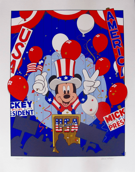 Walt Disney Studios Limited Edition Serigraph:"Mickey Mouse For ...