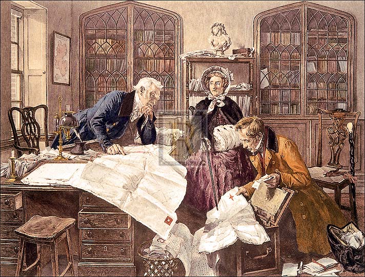 Walter Dendy Sadler Artist Hand Colored Copper Plate Printed Atelier ...
