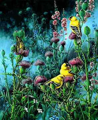 Wanda Mumm Limited Edition Print: "Wings of Gold" - Wanda Mumm