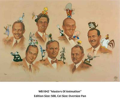Warner Bros. Limited Edition Animation Art:"Masters Of Animation ...