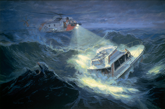 Paul Rendel Hand Signed and Numbered Limited Edition:"Coast Guard ...