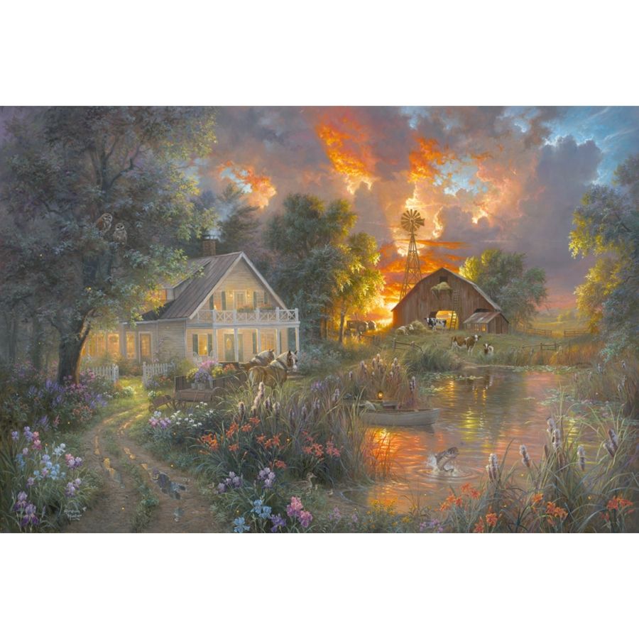 Abraham Hunter Artist Hand Signed Limited Edition Embellished Canvas ...