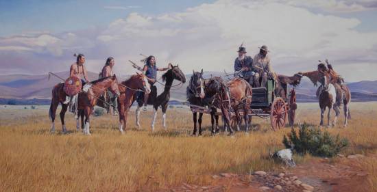 Wayne Justus Limited Edition Canvas Giclee:"Hides Don't Lie" - Wayne Justus