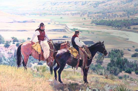 Wayne Justus Limited Edition Canvas Giclee:"Nowhere I'd Rather Be ...