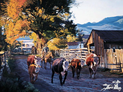 Wayne Justus Limited Edition Print:"Early Morning Chauffer" - Wayne Justus