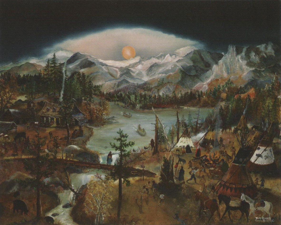 Will Moses Handsigned & Numbered Limited Edition Lithograph Print :"Red ...