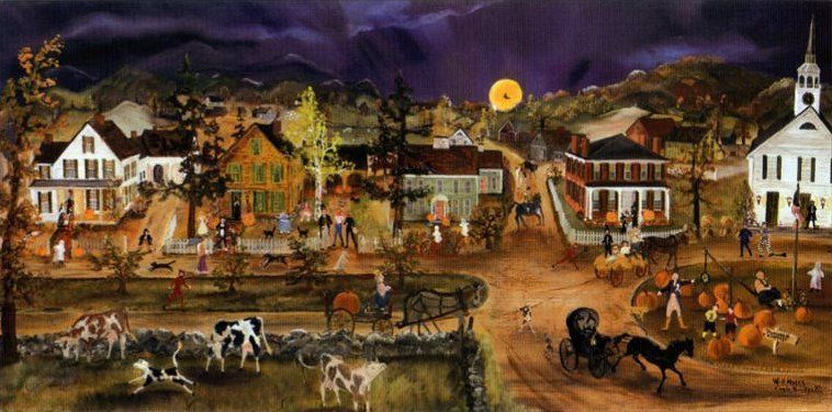 Will Moses Handsigned & Numbered Limited Edition Lithograph : "Pumpkins ...