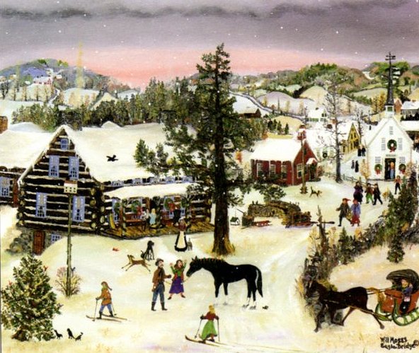 Will Moses Handsigned & Numbered Limited Edition Print:"Christmas Horse ...