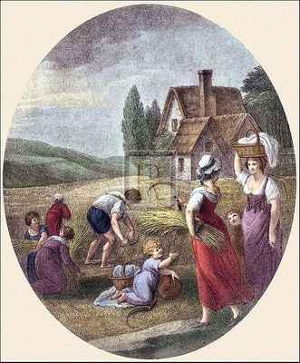 William Hamilton Artist Hand Colored Copper Plate Printed Atelier Print ...