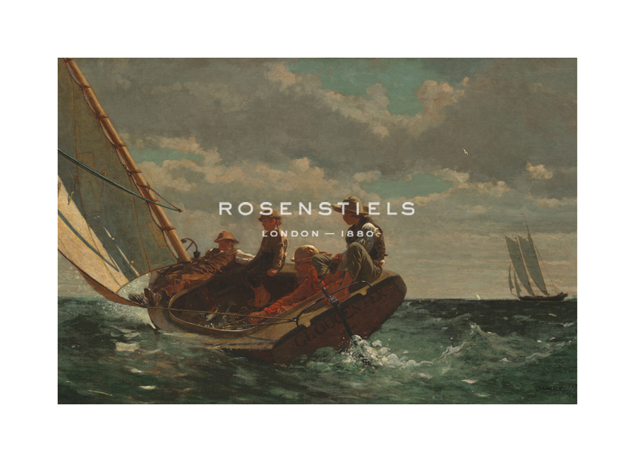 Winslow Homer Hand Numbered Limited Edition Print on Paper :"Breezing ...