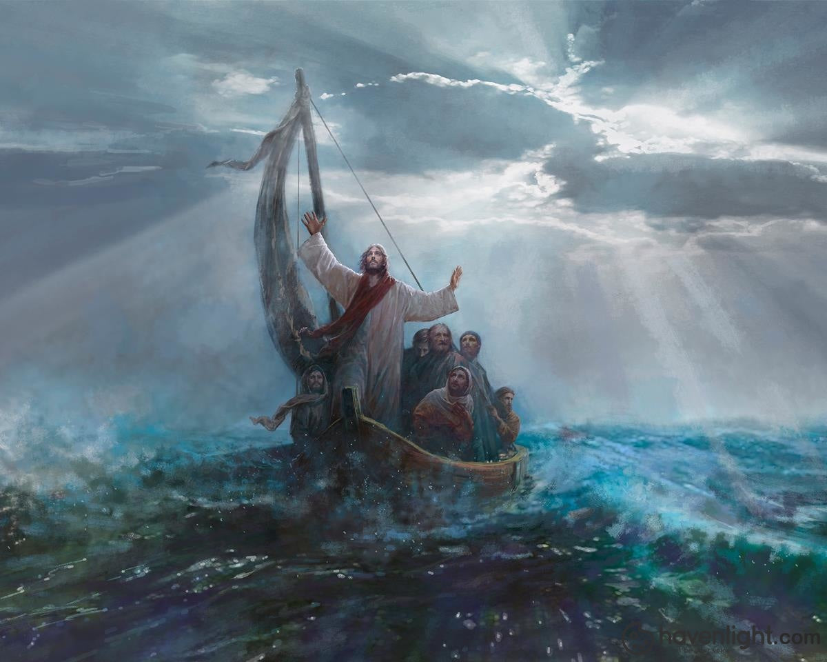 Yongsung Kim Fine Art Canvas Giclee: "Peace Be Still" - Yongsung Kim