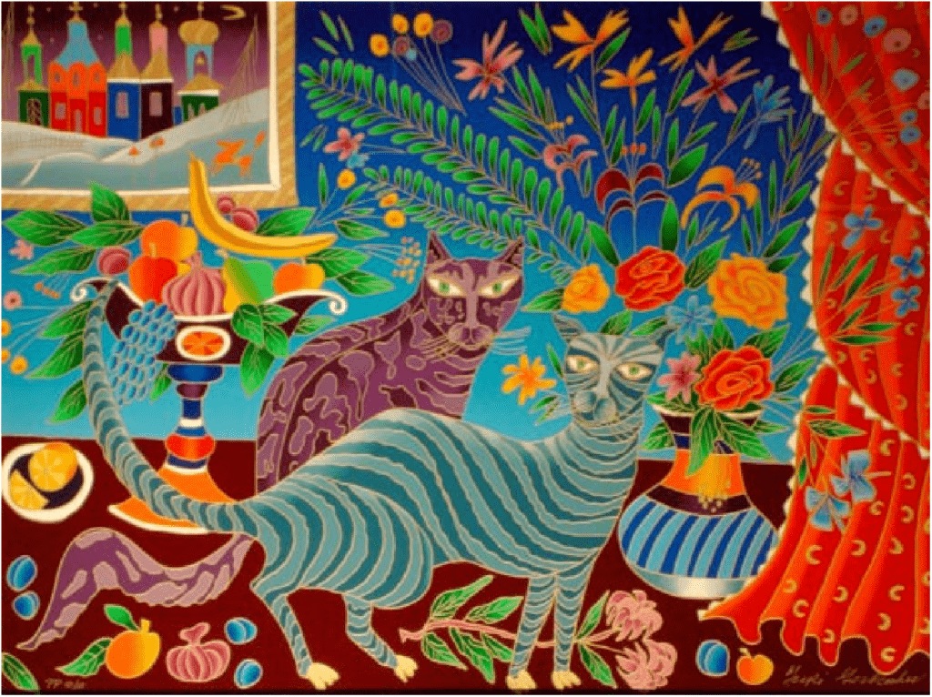 Yuri Gorbachev Artist Signed Limited Edition Serigraph on paper:"Two ...