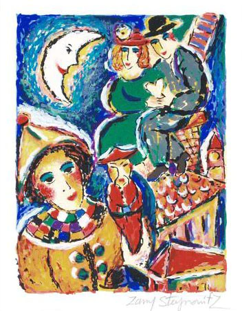 Zamy Steynovitz Limited Edition Serigraph on Paper: "Oriental Peace ...