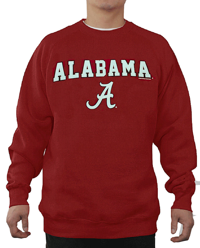 Alabama Crimson Tide Adult Arch Logo Crewneck Sweatshirt | Alabama ...