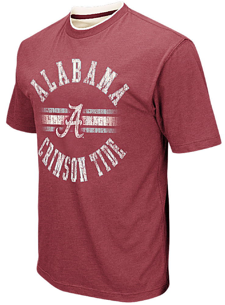 Alabama Crimson Tide Crimson High Five Short Sleeve T Shirt | Alabama ...