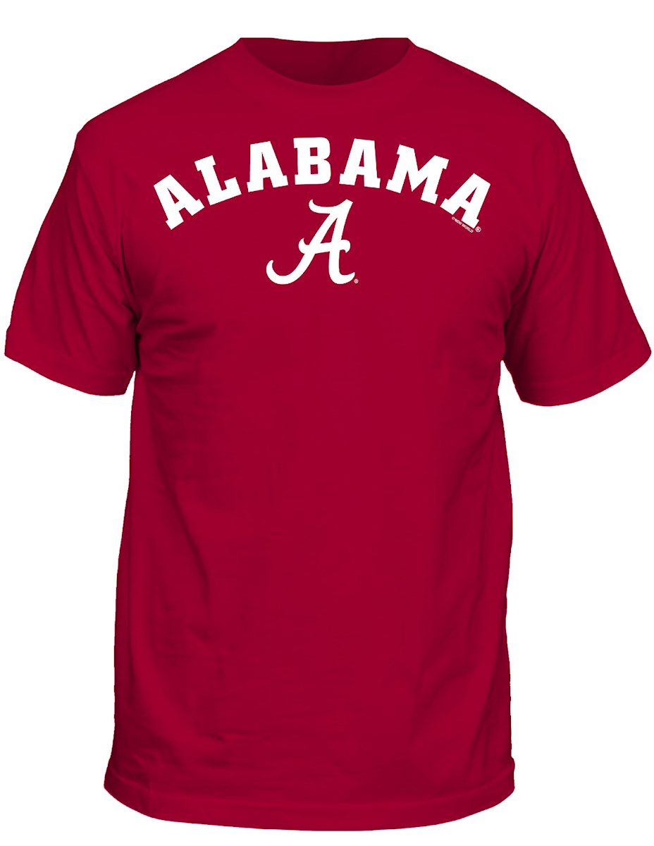 Alabama Crimson Tide Men's Touchdown Short Sleeve T Shirt | Alabama ...