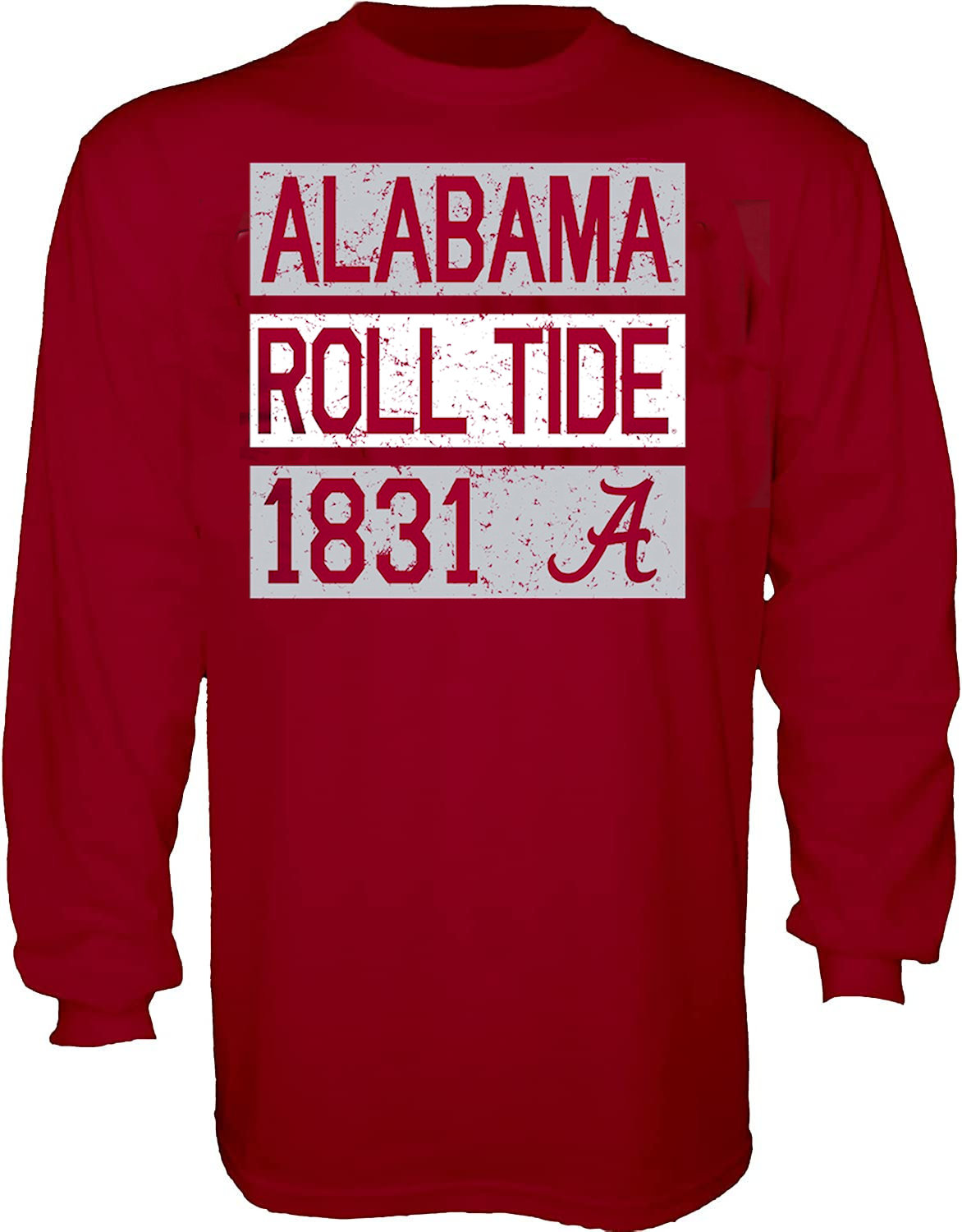 Alabama Crimson Tide Roll Tide Established Long Sleeve T Shirt ...