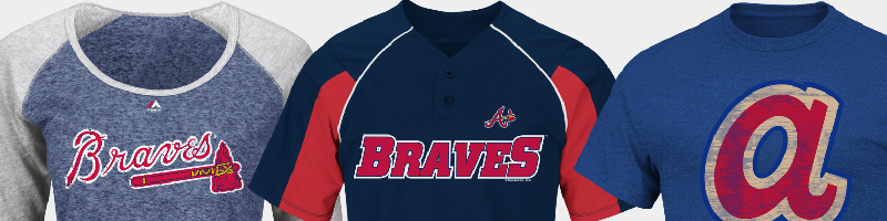 Atlanta Braves Apparel, Braves T-Shirts, Jerseys, Clothing, Caps, Gear ...