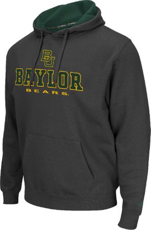 Baylor Bears Mens Charcoal Zone 2 Embroidered Hoodie | Baylor Bears ...