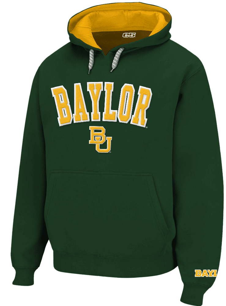 Baylor Bears Mens Green Embroidered Popover Hoodie Sweatshirt | Baylor ...