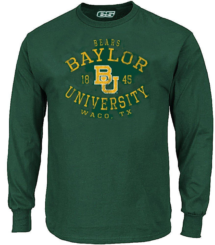 Baylor Bears Mens Essential Long Sleeve College Tee Shirt | Baylor ...