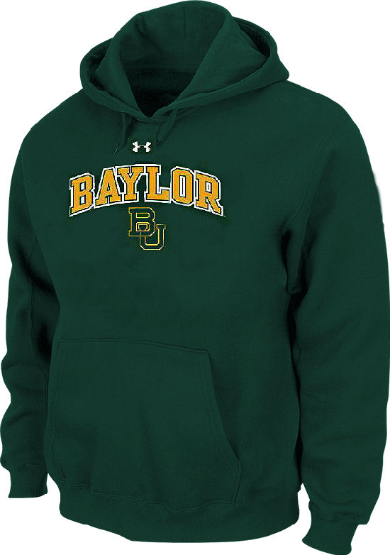 Baylor Bears Performance ColdGear Hooded Sweatshirt by Under Armour on ...