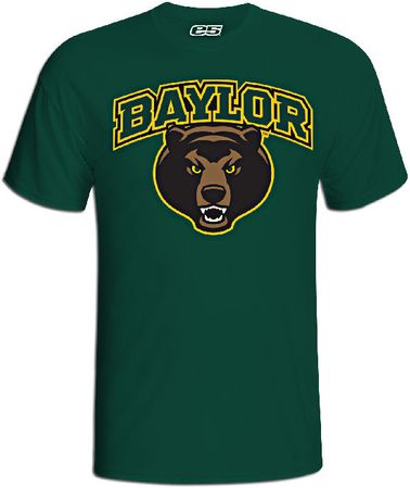 Baylor Bears Green Slim Fit College Logo T Shirt by E5 | Baylor Bears ...