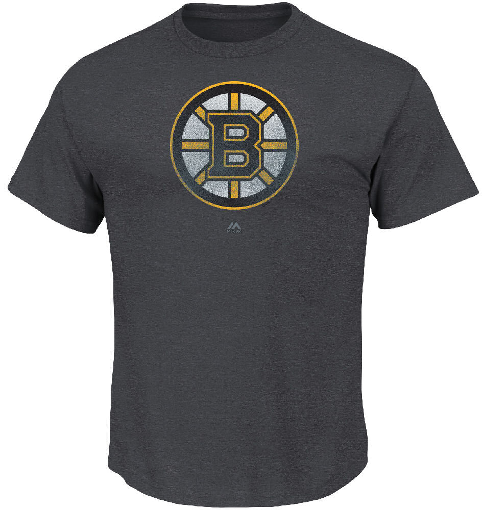 Boston Bruins Mens Charcoal Raise The Level Tee Shirt by Majestic ...