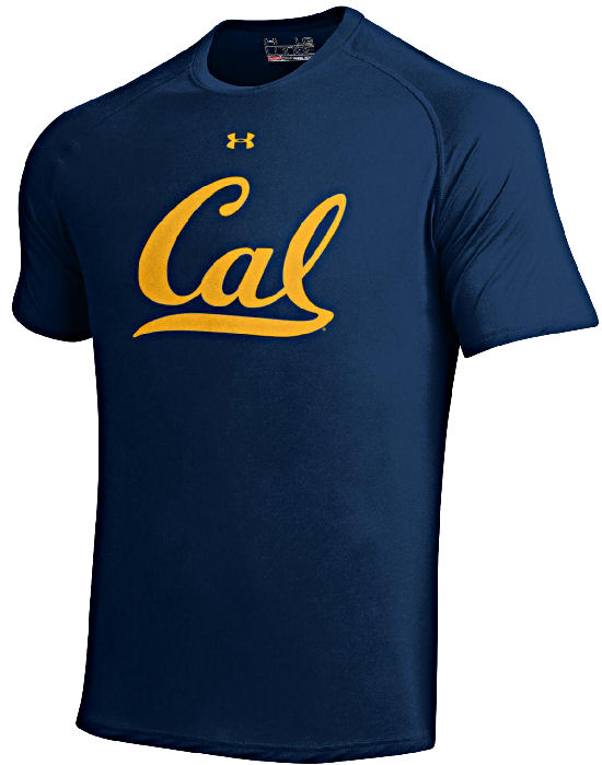 Cal Bears Blue Poly Dry HeatGear NuTech Performance Shirt by Under ...