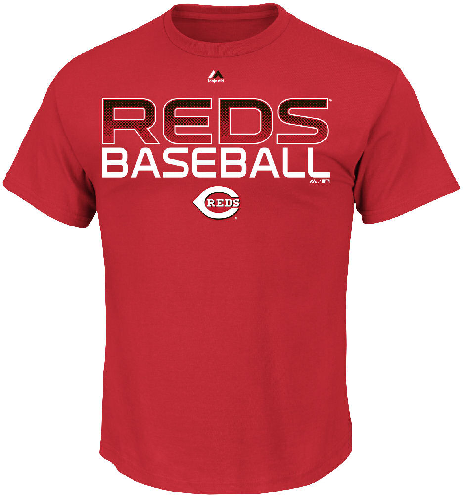 Cincinnati Reds Game Winning Run Short Sleeve Tee Shirt by Majestic ...
