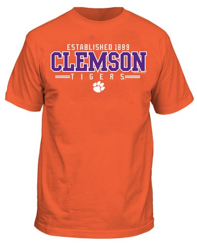 Clemson Tigers Men's Orange Stadium Short Sleeve T Shirt | Clemson ...