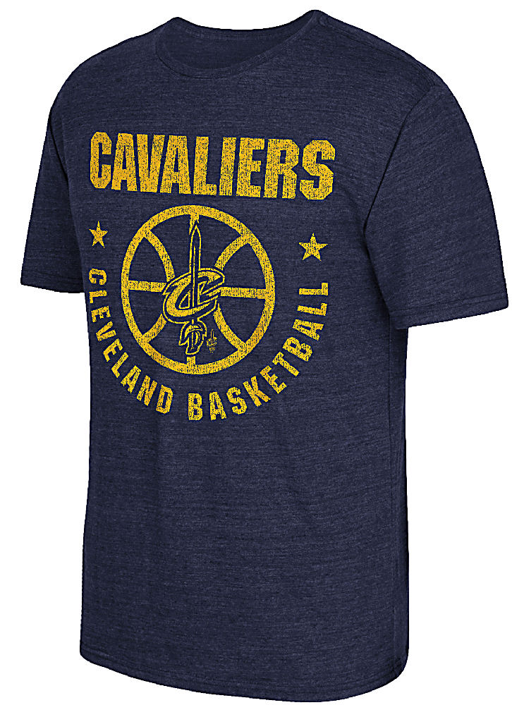 Cleveland Cavaliers Mens Tri Blend Shooter Short Sleeve T Shirt ...