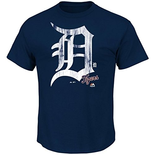 Detroit Tigers Mens Navy Takin Em to School T Shirt by Majestic ...