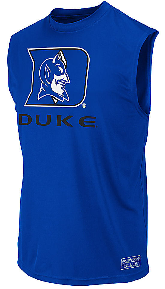 Duke Blue Devils Performance Dry Rush Sleeveless Shirt by Colosseum ...