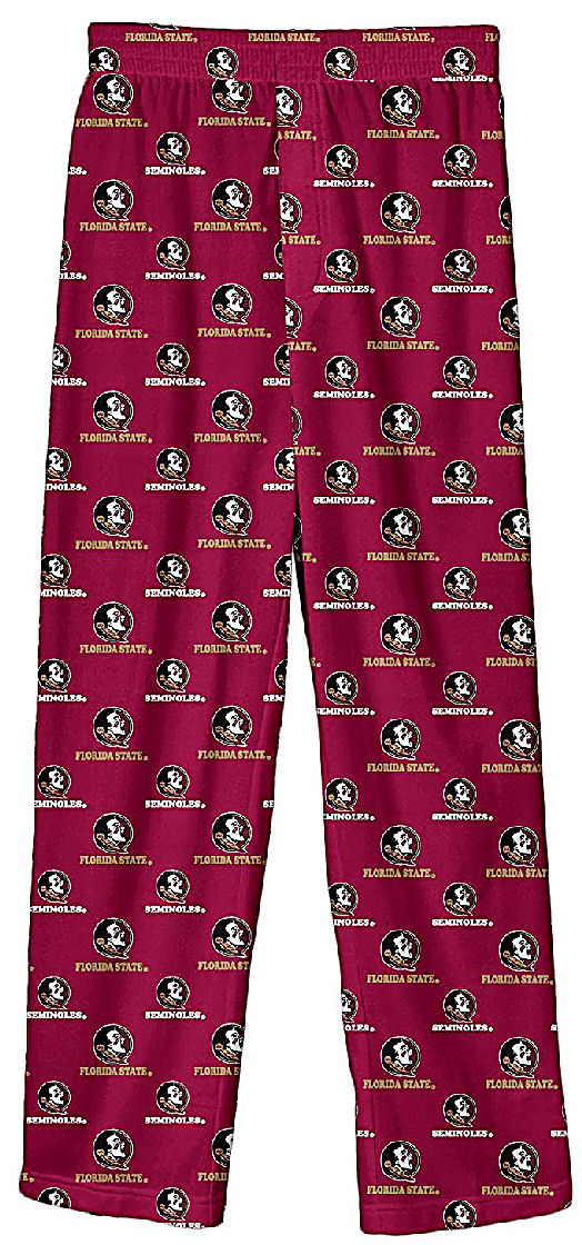 Florida State Seminoles Youth Team Colorway Garnet Pajama Pants ...